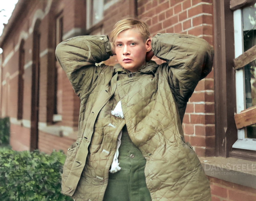 Battle of Overloon: A young German prisoner - Dan Steele